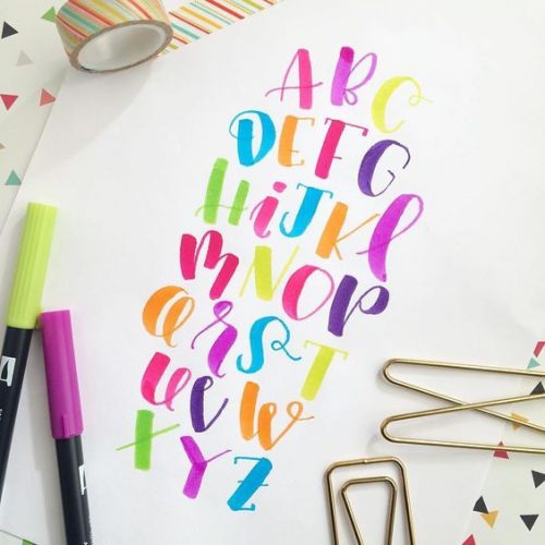 Diferencia entre Caligrafía Lettering y Tipografía. - Taller de ...